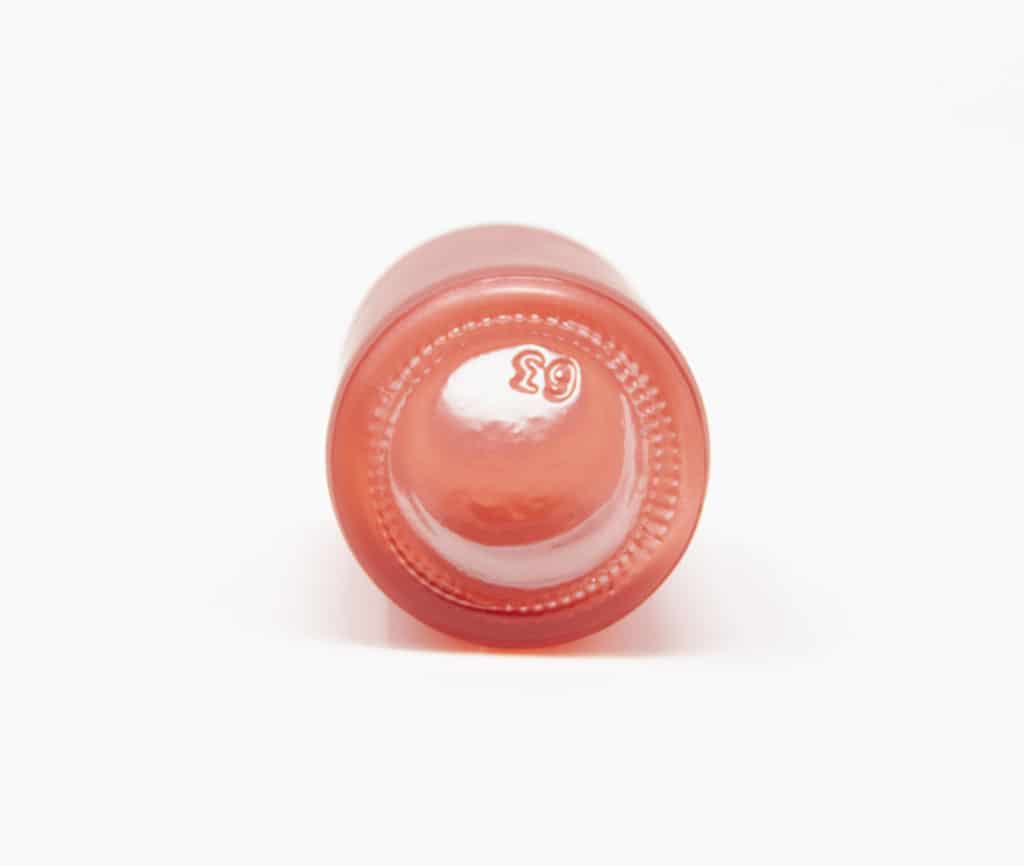 1 oz Matte Translucent Red Glass Bottles